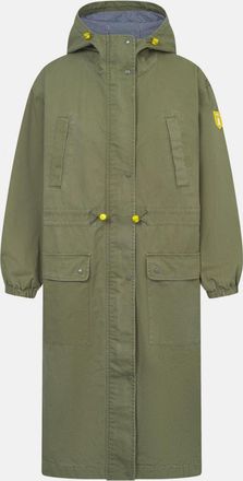 Derbe Derbe &Uuml;bergangsjacke Milby Damen Oliv Gr&uuml;n Parka