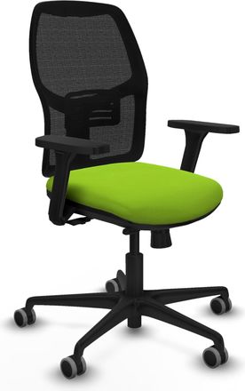 Piqueras y Crespo Alfera Drehbarer Schreibtischstuhl ohne Rollen mit 3D-Armen, h&ouml;henverstellbare Lendenwirbelst&uuml;tze, ausgestattet mit Syncro/Traslack und Schneidschaum,