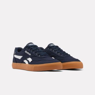 Reebok Classic Sneaker REEBOK CLASSIC REEBOK COURT ADVANCE VULC, Herren, Gr. 44,5, blau (vector navy, wei&szlig;, gum), Synthetik, Textil, Schuhe Sneaker