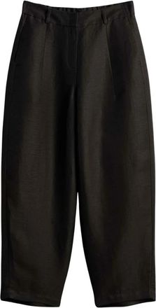 someday Cisilia Barrel Leinen - - Trousers - Damen - Braun - XL