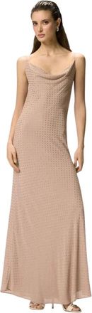 Pinko Pinko, Femme, Robes, Beige, Taille: 38 FR Robe Farro