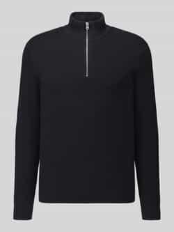 Only & Sons Regular Fit Troyer aus Baumwoll-Mix Modell PHIL