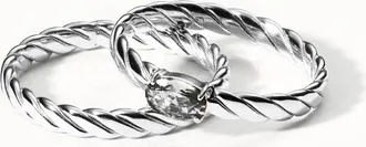 Purelei Volcano Ring Set Wei&szlig;