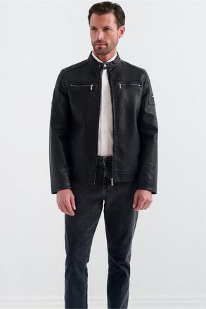 Pierre Cardin Lederimitatjacke Hadrien in Lederoptik