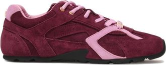 Steve Madden Asiel - Baskets en daim - Lie-de-vin fonc&eacute;-Rouge