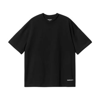 Carhartt Work in Progress Homme, Tops, Noir, Taille: M S/S Link Script T-Shirt