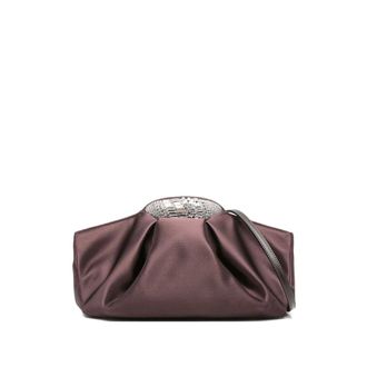 Giuseppe Zanotti Femme, Sacs, Violet, Taille: ONE Size Sac Violet en Soie avec Cristaux