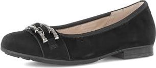 Gabor Ballerines classiques pour femme, Noir 47, 38.5 EU