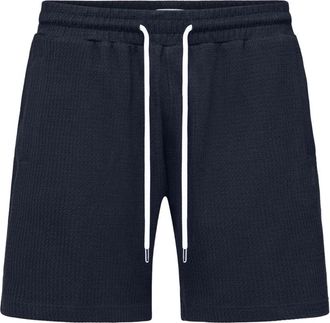 Drykorn Softe Bermudashorts Brikko mit Waffelstruktur in
