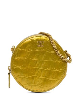 Chanel sac &agrave; bandouli&egrave;re Paris-New York Coco Croc Round (2019)
