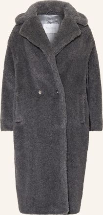 Max Mara Oversized-Teddymantel Teddy grau