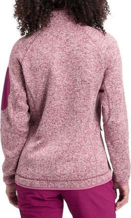 McKinley Strickfleecejacke Damen Strickfleece-Material Unterjacke Skeena wms 964 MELANGE/RED WINE