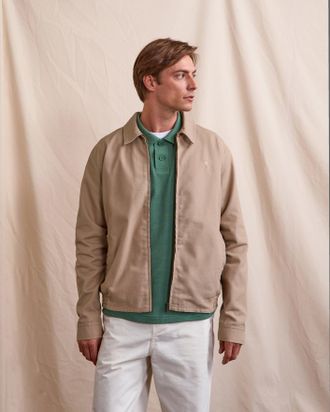Faguo Blouson coton taupe