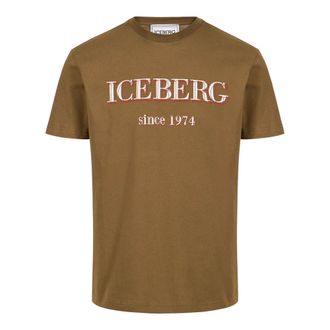 Iceberg Homme, Tops, Vert, Taille: XL T-Shirt Oversize