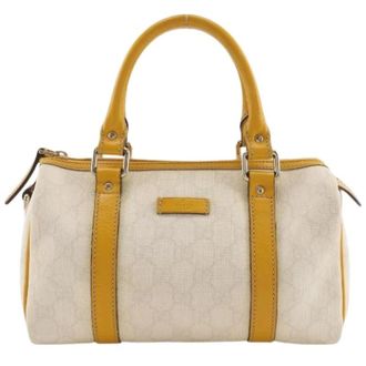 Gucci Pre-owned GG Supreme Handtasche (Mini Boston Bag) - - Pre-owned - Damen - Gelb - ONE SIZE