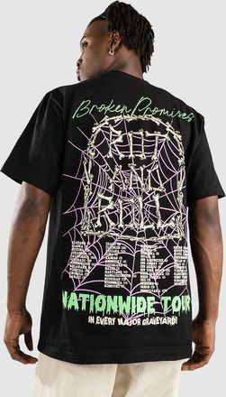 Broken Promises Rot And Roll T-Shirt noir