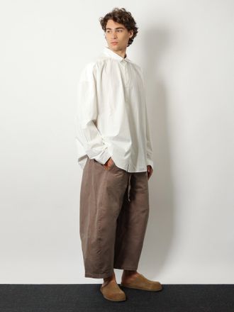 Entire studios Unisex Cotton Trousers Brown