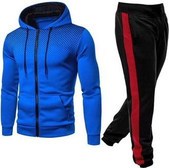 Generic Surv&ecirc;tements complets pour homme 2026 costume de sport d&eacute;contract&eacute; &agrave; manches longues pour homme Ensemble de couleurs assorties pour la marche, la cour