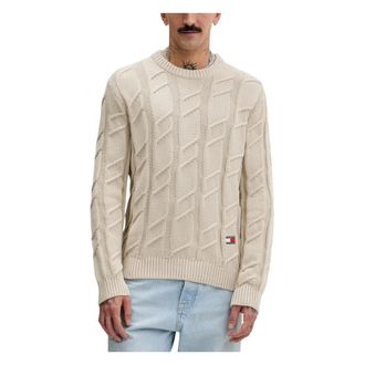 Tommy Jeans Herren, Strickwaren, Beige, XLGr&ouml;&szlig;e