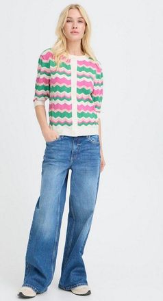 b.young Cardigan Kurzarm-Bluse BYMMORLA