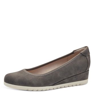 s.Oliver Damen Wedge Pumps mit Keilabsatz Elegant, Braun (Cigar), 39 EU