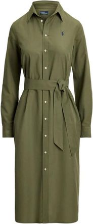 Polo Ralph Lauren Femme, Robes, Vert, Taille: 36 FR Shirt Dress