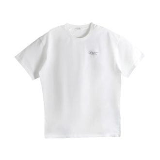 Givenchy Baumwoll-T-Shirt mit Stempelaufdruck - - Tops - Herren - Wei&szlig; - L
