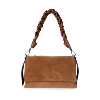 Coccinelle Handtasche Wildleder und genarbtes Leder - - Bags - Damen - Braun - ONE SIZE
