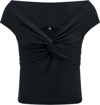 Riani Jersey-Top mit Twist-Detail