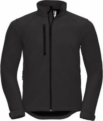 Russell Athletic Jerzees Colours Herren Jacke, wasser- und windabweisend (Schwarz)