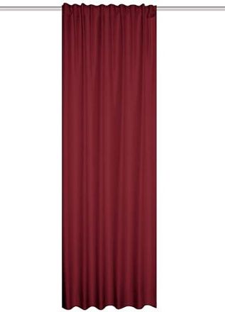 Home Wohnideen Thermoschal ESKAMIO Blickdicht, Leinenstruktur, Multifunktionsband, Farbe:Bordeaux, Größe:245 x 135 cm, Anzahl:1x