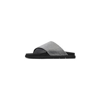 Loriblu Femme, Chaussures, Multicolore, Taille: 41 EU Mules plates en cuir nappa orn&eacute;es de cristaux