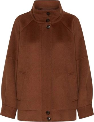 Marella Femme, Vestes, Brun, Taille: 36 FR Bois Modèle de Style Rinalda