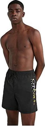 O'Neill Cali Melted Print 16 Swim Shorts Maillot de Bain, 19010 Noir, XL/XXL Homme