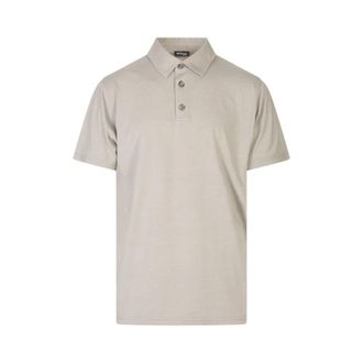 Kiton Polo - - Tops - Herren - Beige - L