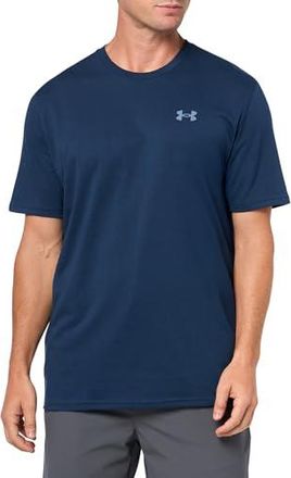 Under Armour T-shirt &agrave; manches courtes pour homme, (409) Academy / / Blanc, Taille L