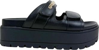 Guess Femme, Chaussures, Noir, Taille: 39 EU Tongs
