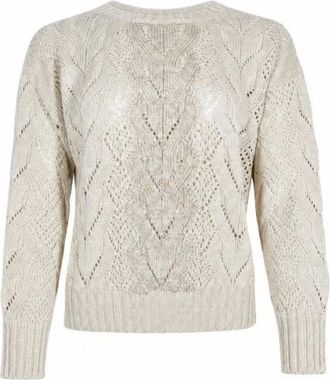D.exterior Femme, Pulls, Blanc, Taille: 38 FR D.exterior Sweaters