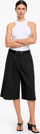 Arket Elegante Weite Shorts -Schwarz