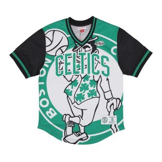 Mitchell & Ness Boston Celtics Mesh V-neck Jacke - - Sport - Herren - Gr&uuml;n - XL