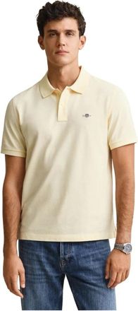 GANT Homme, Tops, Beige, Taille: 3XL Shield Pique Polo