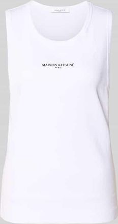 Maison Kitsun&eacute; Top aus reiner Baumwolle