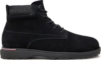 Tommy Hilfiger Schnürschuhe Corporate FM0FM05147 Schwarz
