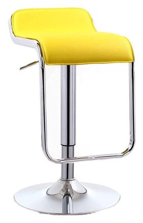 Generic Drehbarer Barhocker, moderner minimalistischer Barhocker, h&ouml;henverstellbarer Barhocker f&uuml;r Zuhause/Blau/61-81 cm