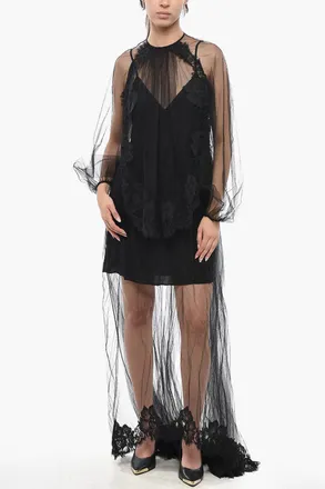 Stella McCartney Tulle Maxi Dress SOPHIE With Inner Slip Stella McCartney