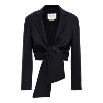 Max Mara Corone Kurze Jacke - - Jackets - Damen - Blau - M