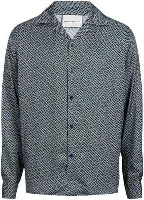 Dr&ocirc;le de Monsieur Chemise satin&eacute;e Notcha Torsades