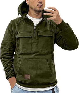 Generic Sweat &agrave; capuche pour homme, hiver, automne, dessin anim&eacute; Y2K, cordon de serrage, mignon et cool, pull pour adolescents, hommes, d&eacute;contract&eacute;, couleur u