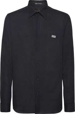 Philipp Plein Linen Shirt Sugar Daddy Cut Ls