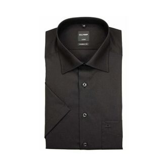 Olymp Olymp, Homme, Chemises, Noir, Taille: M Chemise d&eacute;contract&eacute;e &agrave; manches courtes